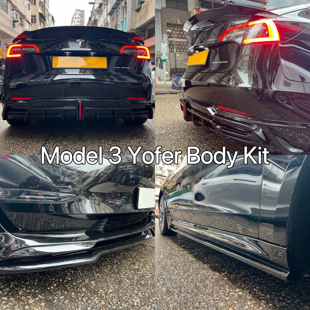 Tesla Body Kit, 汽車配件, 改裝、內外零件 - Carousell