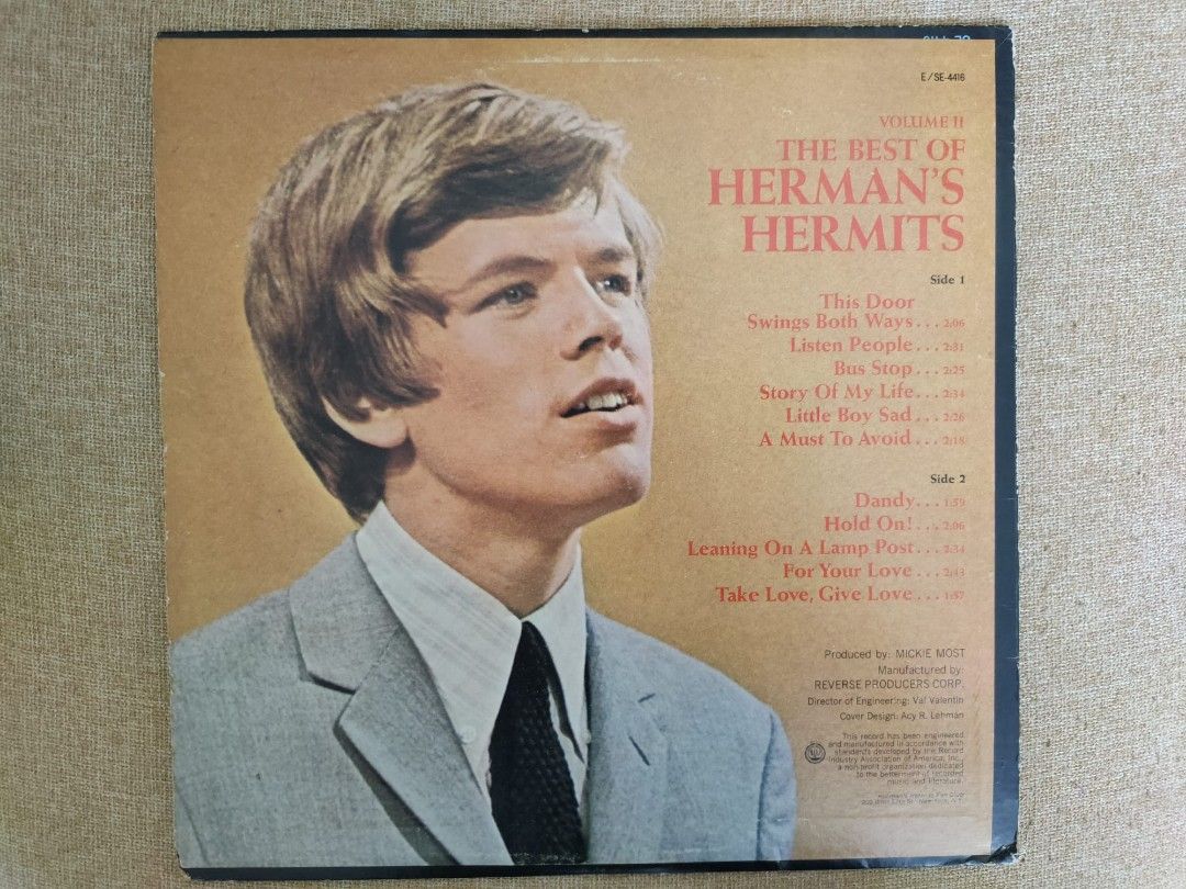 The Best Of Herman's Hermits (Volume 2), Hobbies & Toys, Music & Media ...
