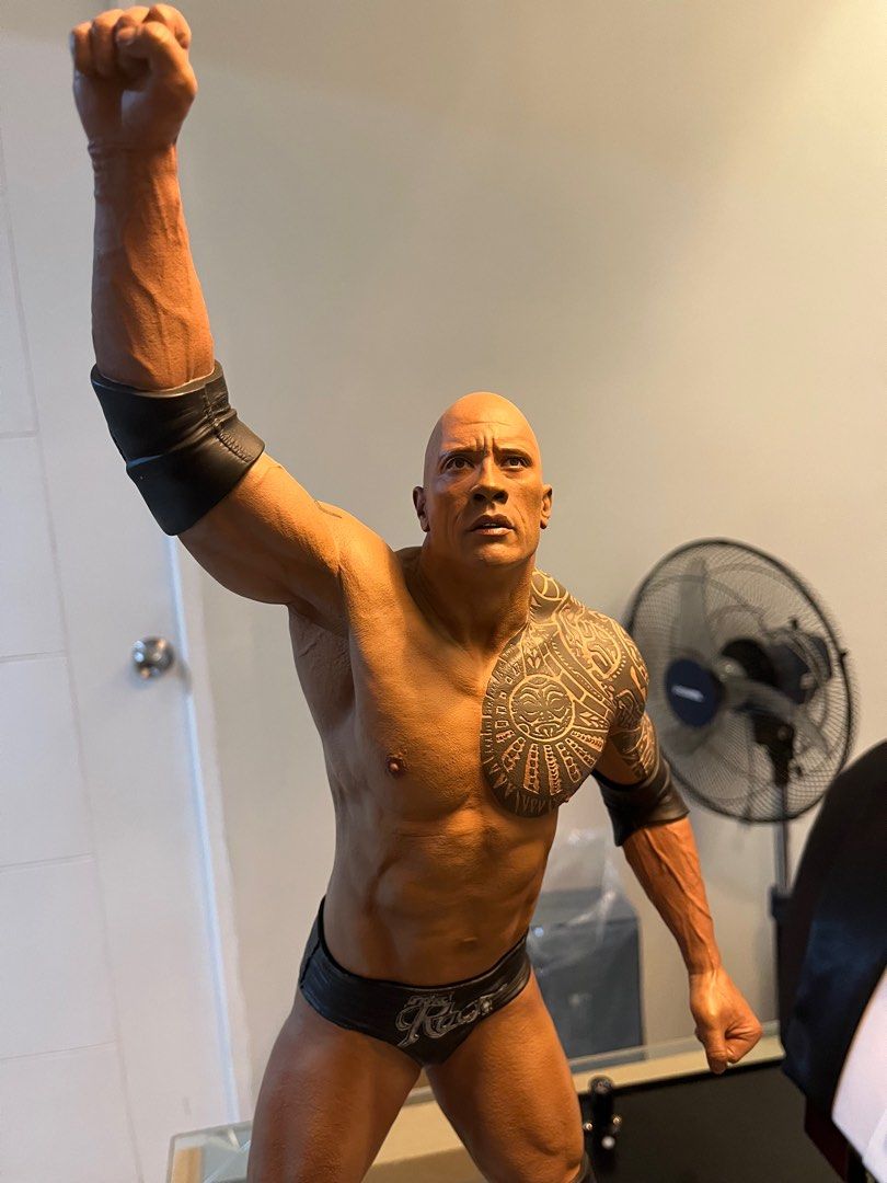 The Rock 1/4 statue, Hobbies & Toys, Memorabilia & Collectibles, Vintage Collectibles on Carousell