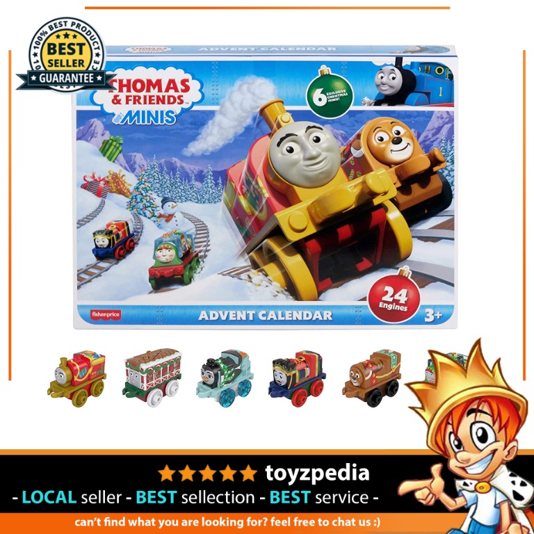 Thomas & Friends MINIS Advent Calendar 24 miniature toy trains, Hobbies ...