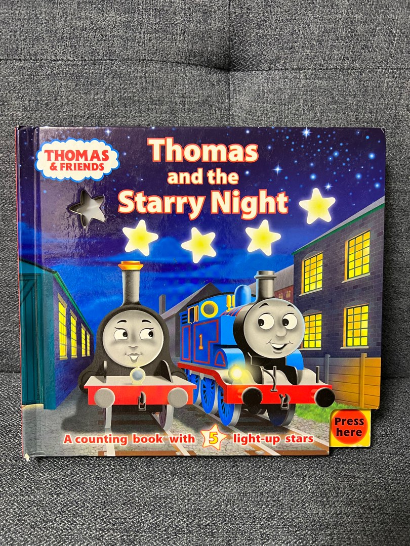 Thomas and the Starry Night 會著燈圖書 (Thomas & Friends), 興趣及遊戲, 書本 & 文具 ...