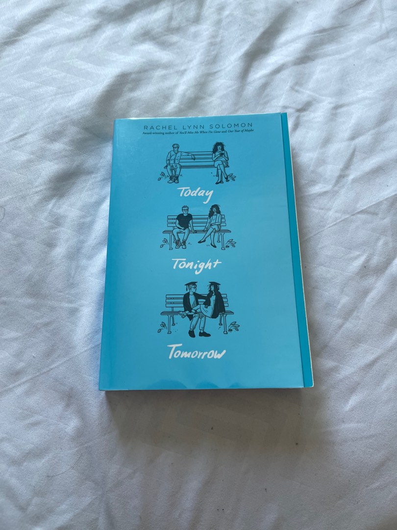 today tonight tomorrow book by rachel lynn solomon on Carousell
