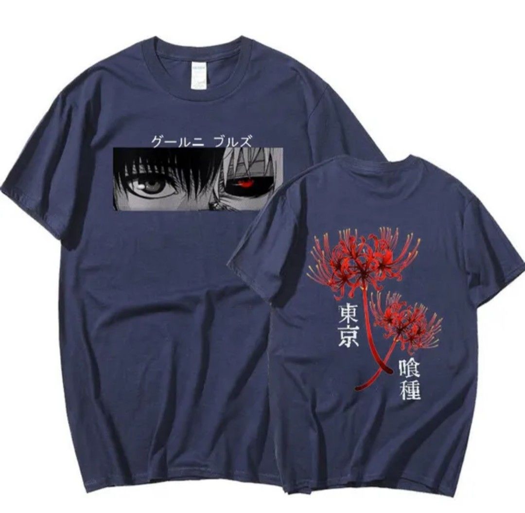 Tokyo ghoul Graphic anime Tee, Men's Fashion, Tops & Sets, Tshirts ...