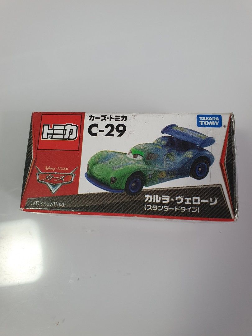 Tomica Disney Pixars Cars Mack C-39 Bus Lightning Mcqueen Yellow Carbon ...