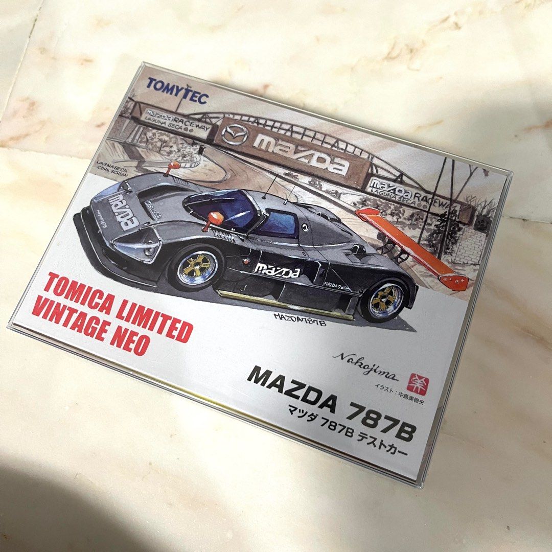 Tomica Limited Vintage Neo TLVN Mazda 787B Test Car, Hobbies & Toys ...