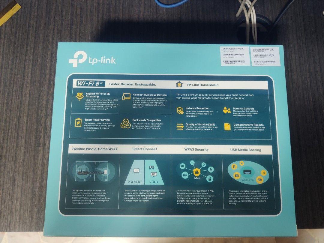 TP-Link AX5400 WiFi 6 Router, Computers & Tech, Parts & Accessories ...