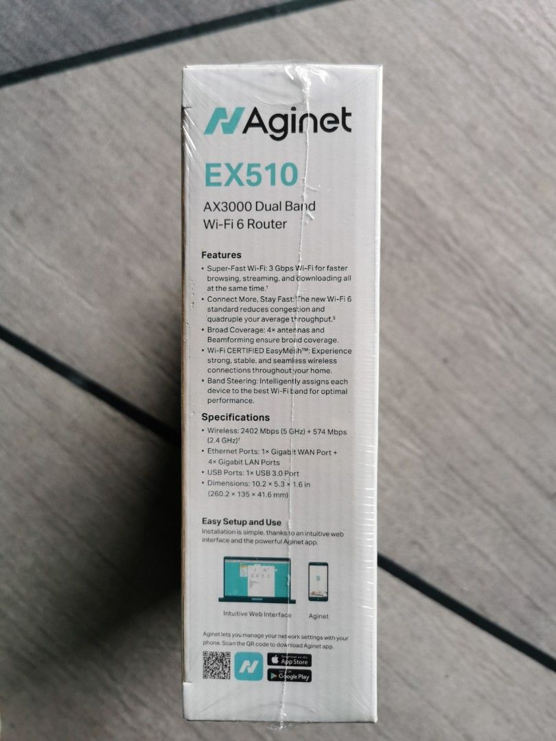 TP-Link EX510 AX3000 Dual Band Wifi 6 Router, Computers & Tech, Parts ...