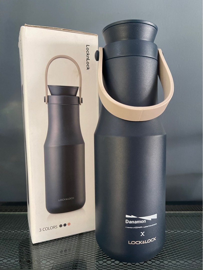 Tumbler Locknlock Metro Navy 470ml, Kitchen & Appliances di Carousell