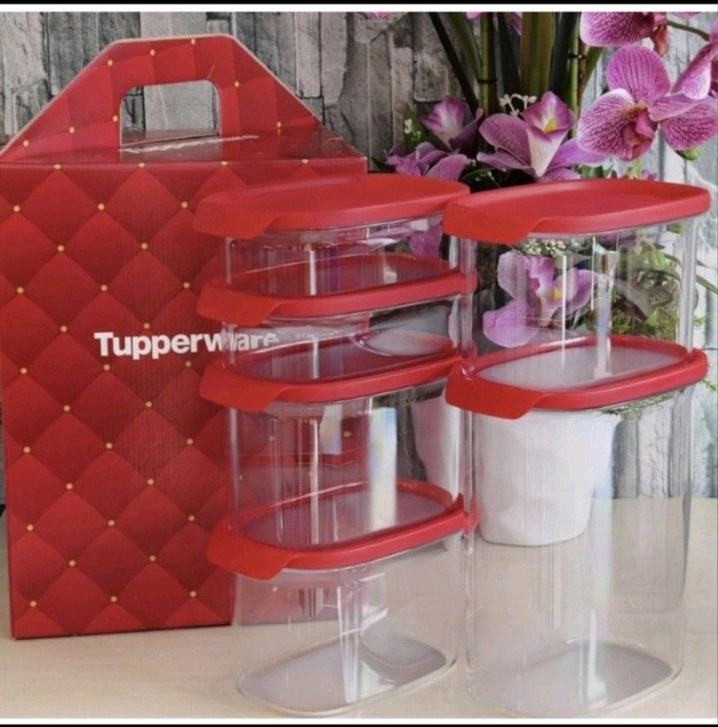 Tupperware Ultra Clear Set ( Limited Edition), Furniture & Home Living ...
