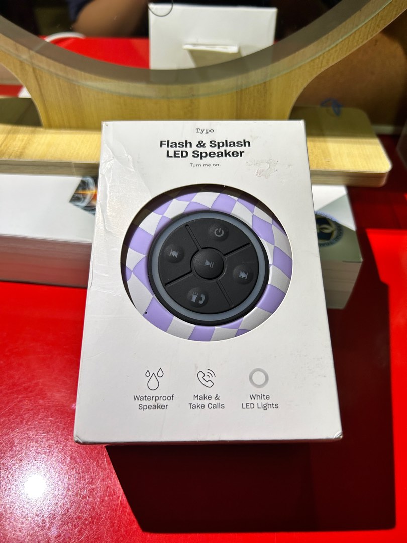 Typo Flash & Splash LED Speaker, Audio, Soundbars, Speakers ...