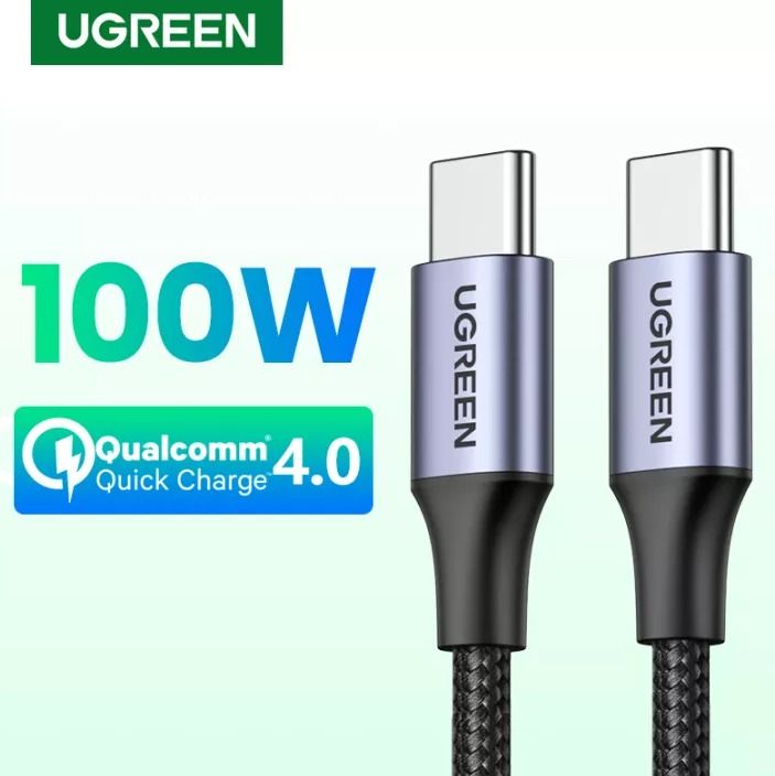 UGREEN USB-C to USB-C Cable, USB Type C 100W Power Delivery PD Charging ...