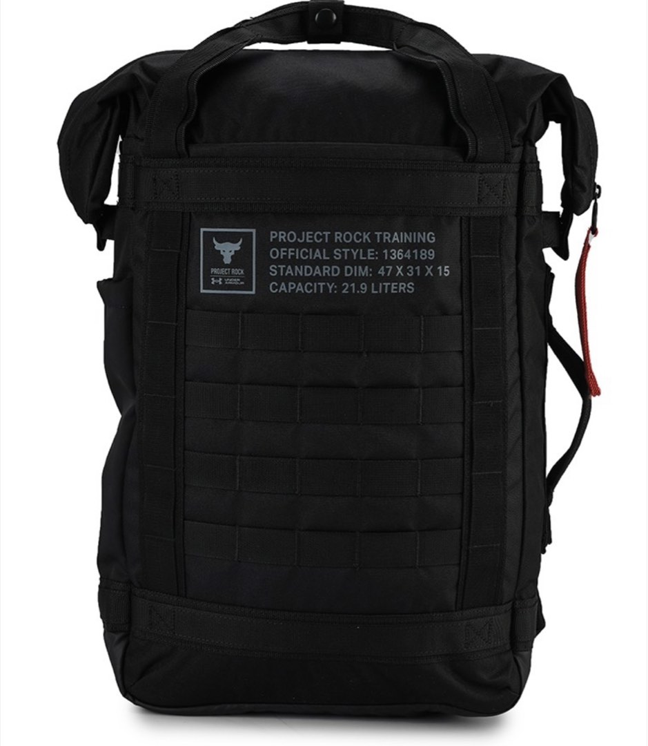 Underarm our Project Rock Box Duffel Bagpack, Men's Fashion, Bags ...