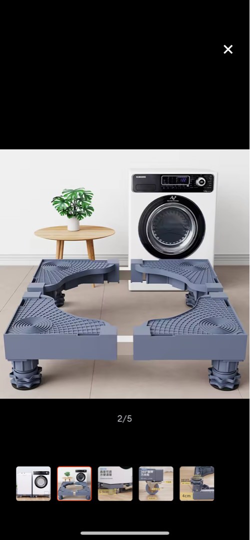 No wheels - universal base washing machine storage rack flip roller ...