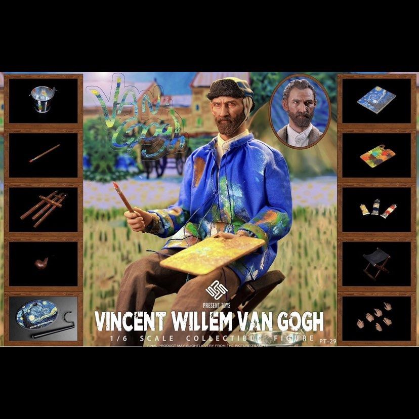 Vincent Van Gogh - 1/6 Scale Figure by Present Toys (compatible with ...