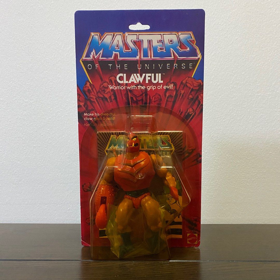 VINTAGE 1980s Masters of the universe CLAWFUL action figure Mint on ...