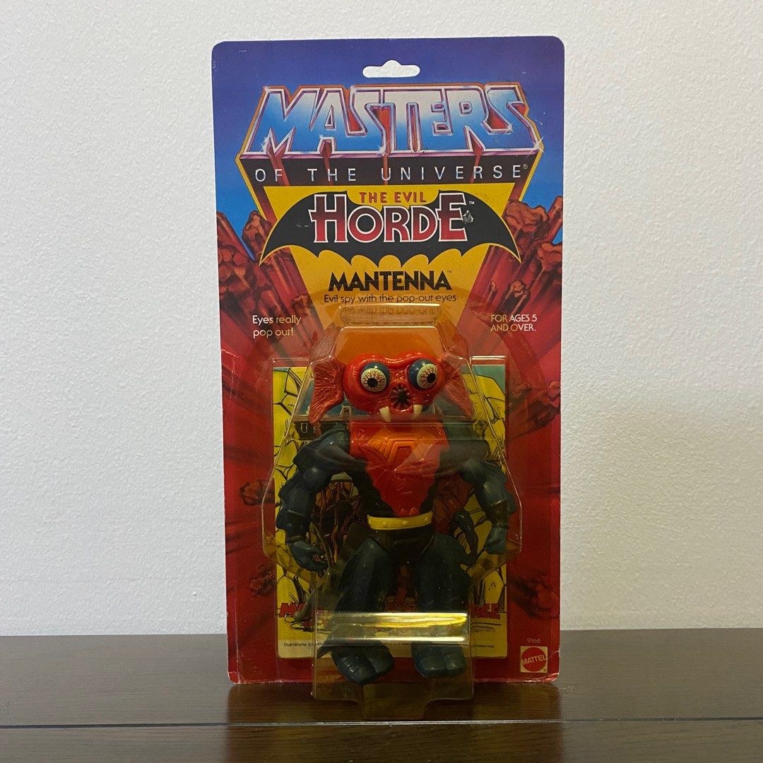 VINTAGE 1980s Masters of the universe MANTENNA action figure Mint on ...