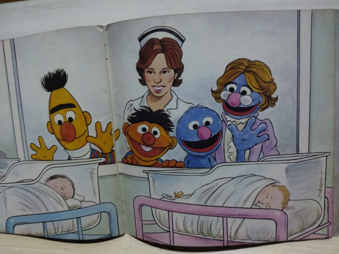 1985 Sesame street a visit to the hospital book, Hobbies & Toys, Books ...
