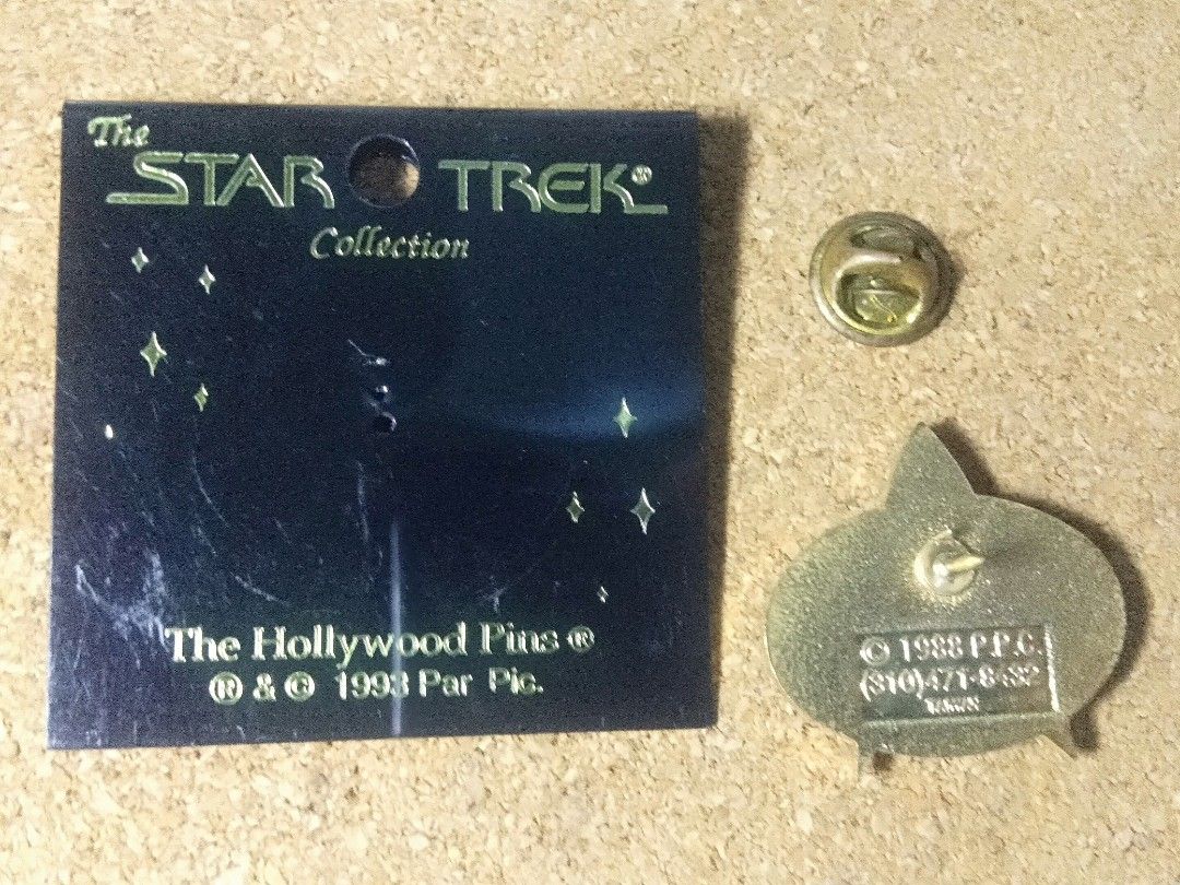 Vintage 1988 THE STAR TREK COLLECTION COMMUNICATOR PIN ( The Hollywood ...