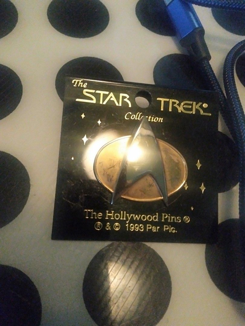 Vintage 1988 THE STAR TREK COLLECTION COMMUNICATOR PIN ( The Hollywood ...