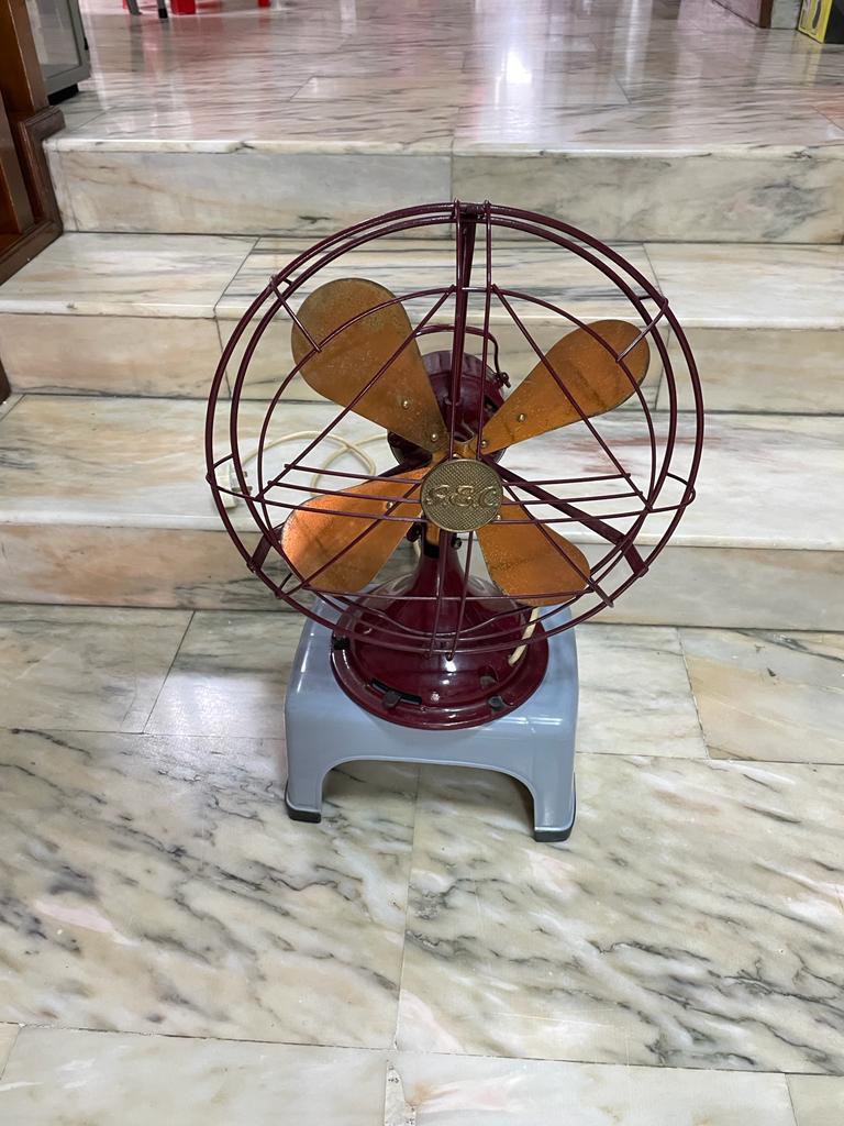 Vintage Antique GEC Heavy Standing Fan, Furniture & Home Living ...