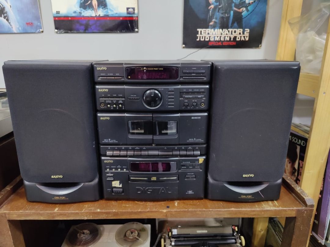 Vintage Sanyo Hi Fi Audio Set, Audio, Soundbars, Speakers & Amplifiers ...