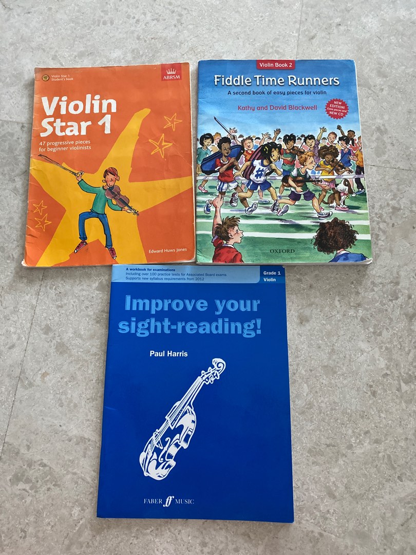 Violin fiddle time runners, Hobbies & Toys, Books & Magazines ...