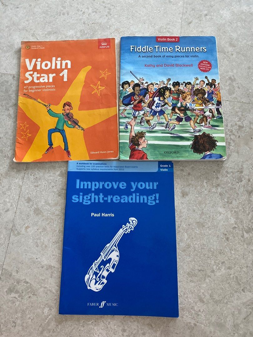 Violin fiddle time runners, Hobbies & Toys, Books & Magazines ...