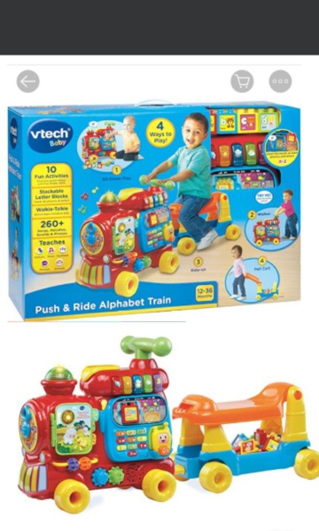 VTECH PUSH & RIDE ALPHABET TRAIN BNIB, Babies & Kids, Infant Playtime ...