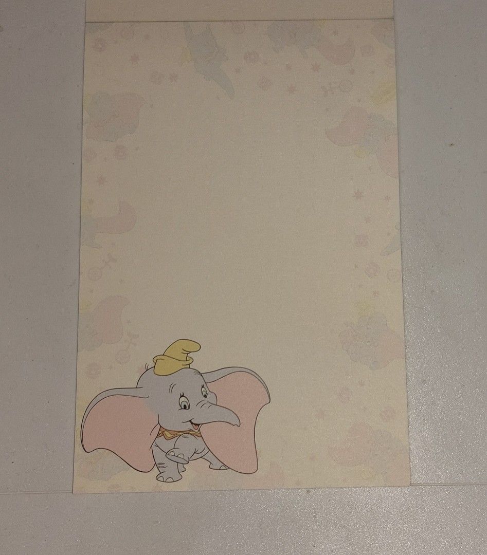Walt Disney's Dumbo Elephant Collectible Old Postcards Cards Sheet ...