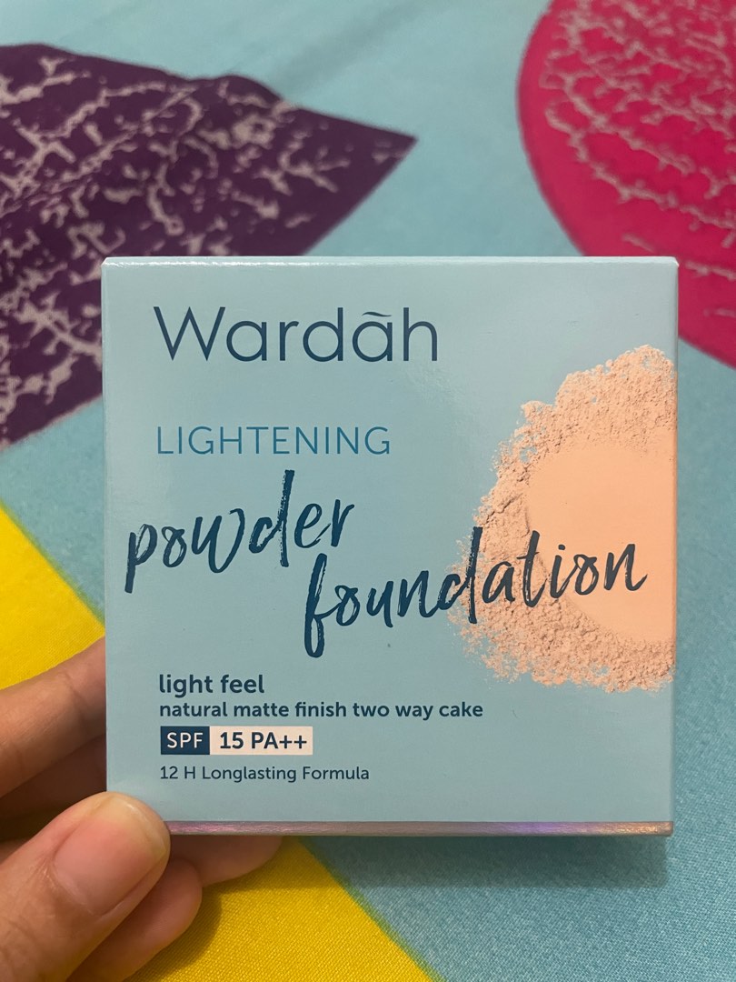Wardah Lightening Powder Foundation Shade 02 Golden Beige, Kesehatan ...