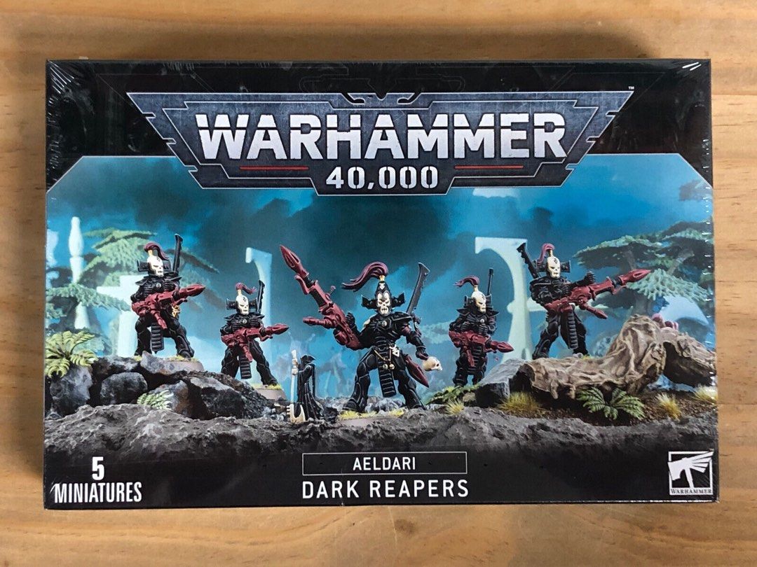 Warhammer 40K aeldari dark reaper set, 興趣及遊戲, 玩具 & 遊戲類 - Carousell