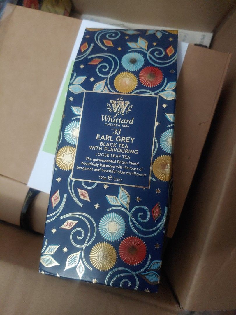Whittard earl grey black tea 100g, Food & Drinks, Beverages on Carousell