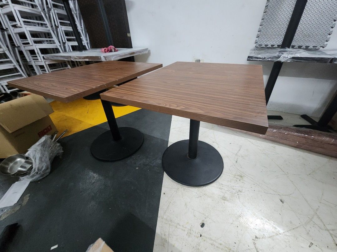Wood Formica Restaurant table., Furniture & Home Living, Furniture ...
