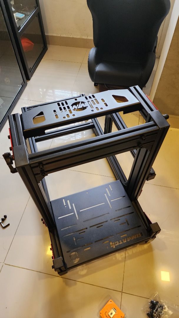 WTS SIMMATCH GT1 ALUMINIUM 4080 HIGH PROFILE COCKPIT SIMULATOR, Video ...