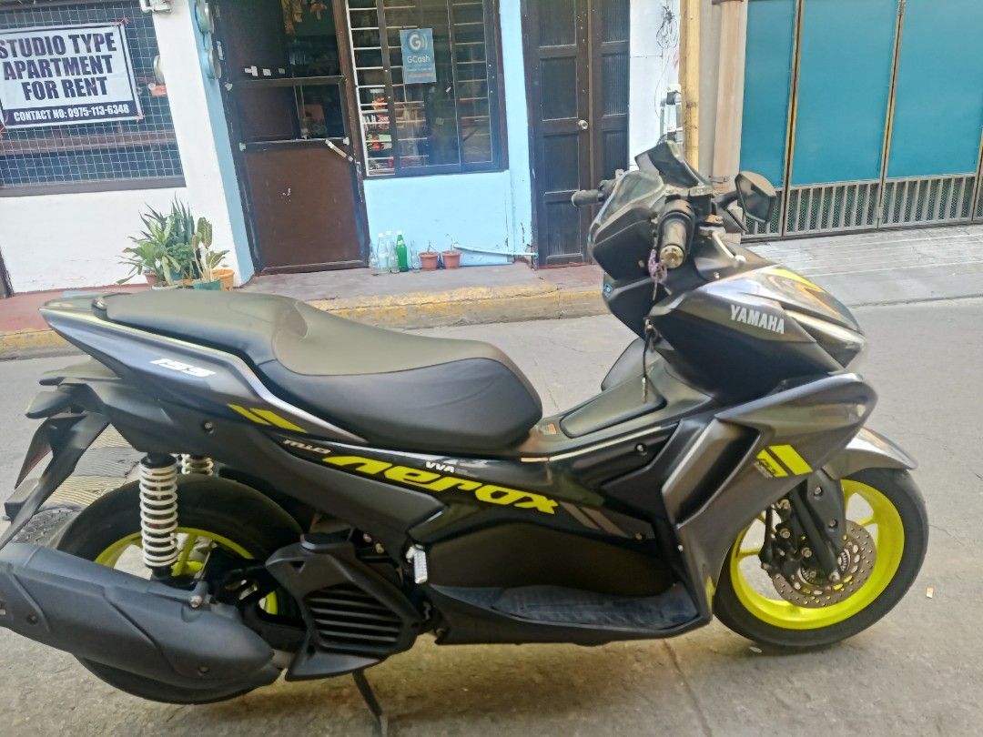 Yamaha Aerox v2 non abs, Motorbikes, Motorbikes for Sale on Carousell