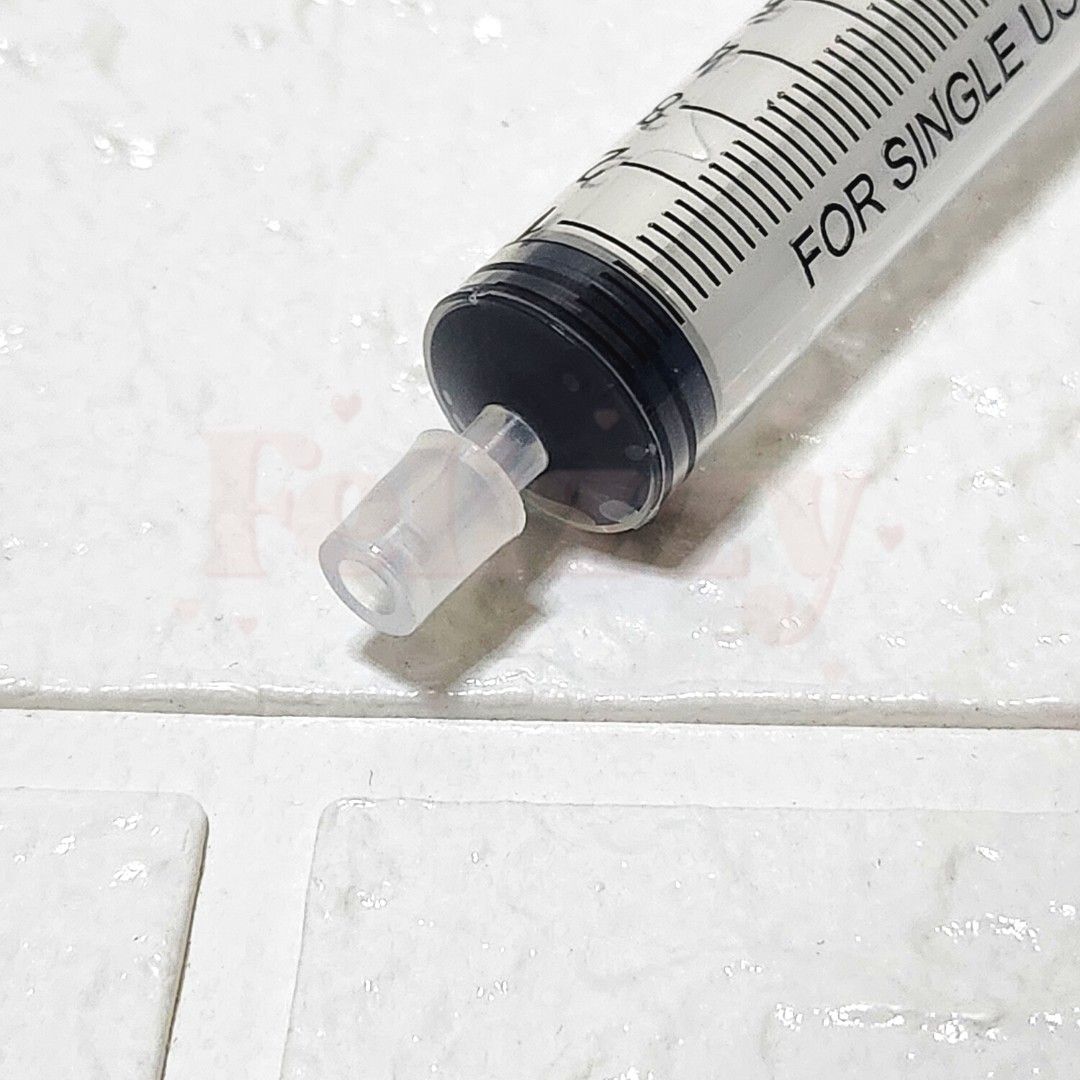 10ml Decant DIY Tool Disposable Perfume Syringe c/w Tube Connector ...