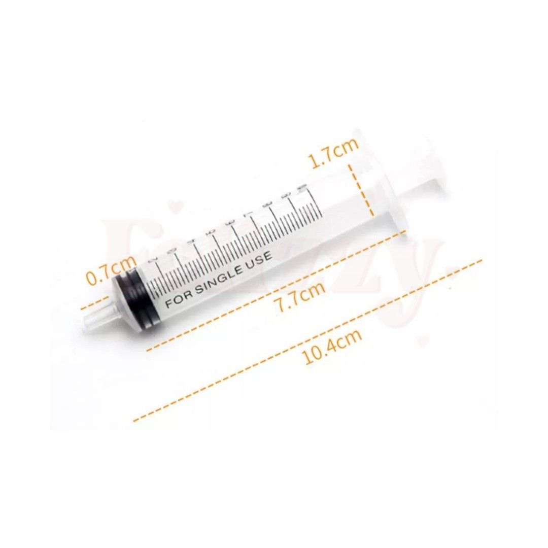 10ml Decant DIY Tool Disposable Perfume Syringe c/w Tube Connector ...