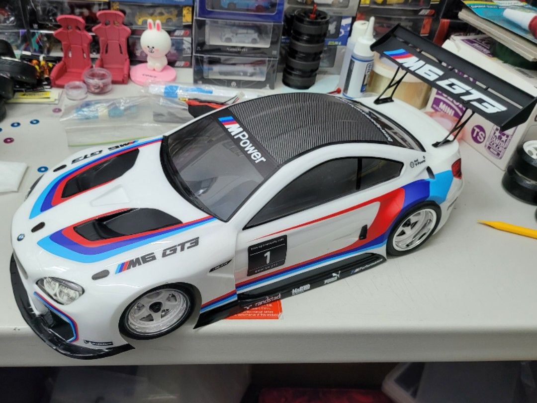 1/10 BMW M6 GT3 bodyshell, Hobbies & Toys, Toys & Games on Carousell