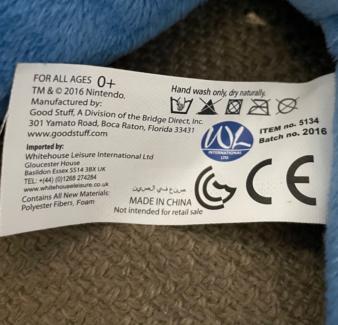 12’’ Nintendo Super Mario Stuff Toy, Hobbies & Toys, Memorabilia ...