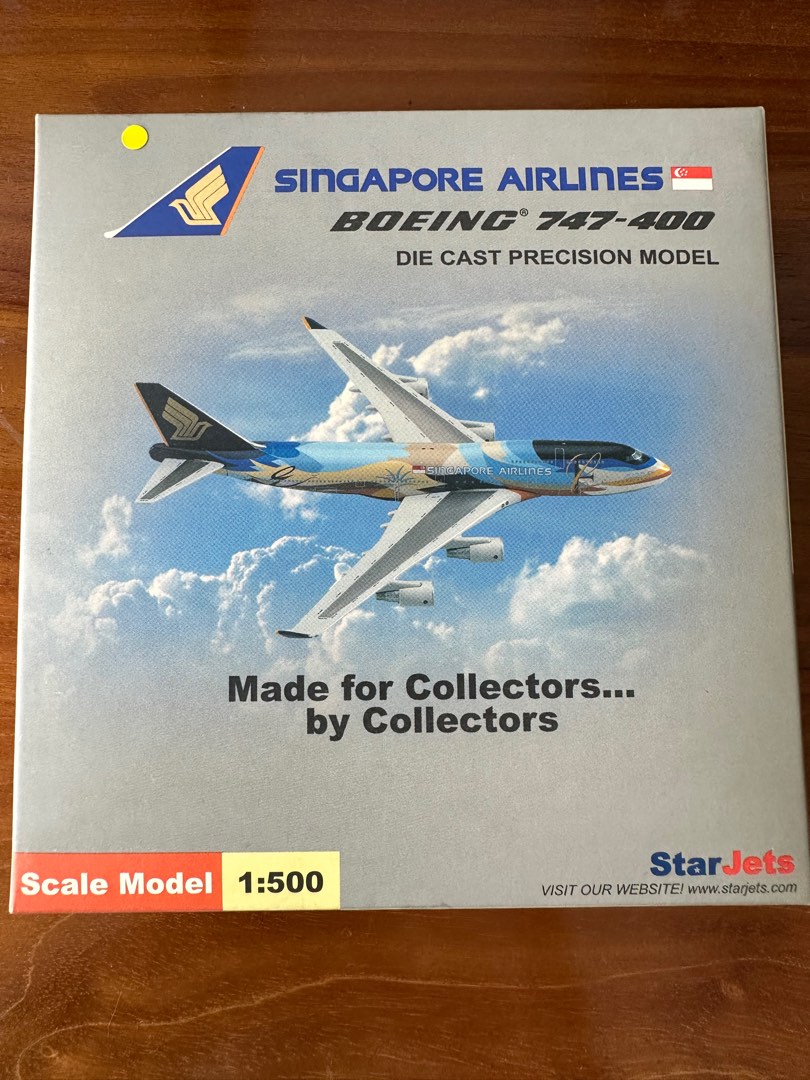 1:500 Starjets SIA B747 tropical livery, Hobbies & Toys, Memorabilia ...