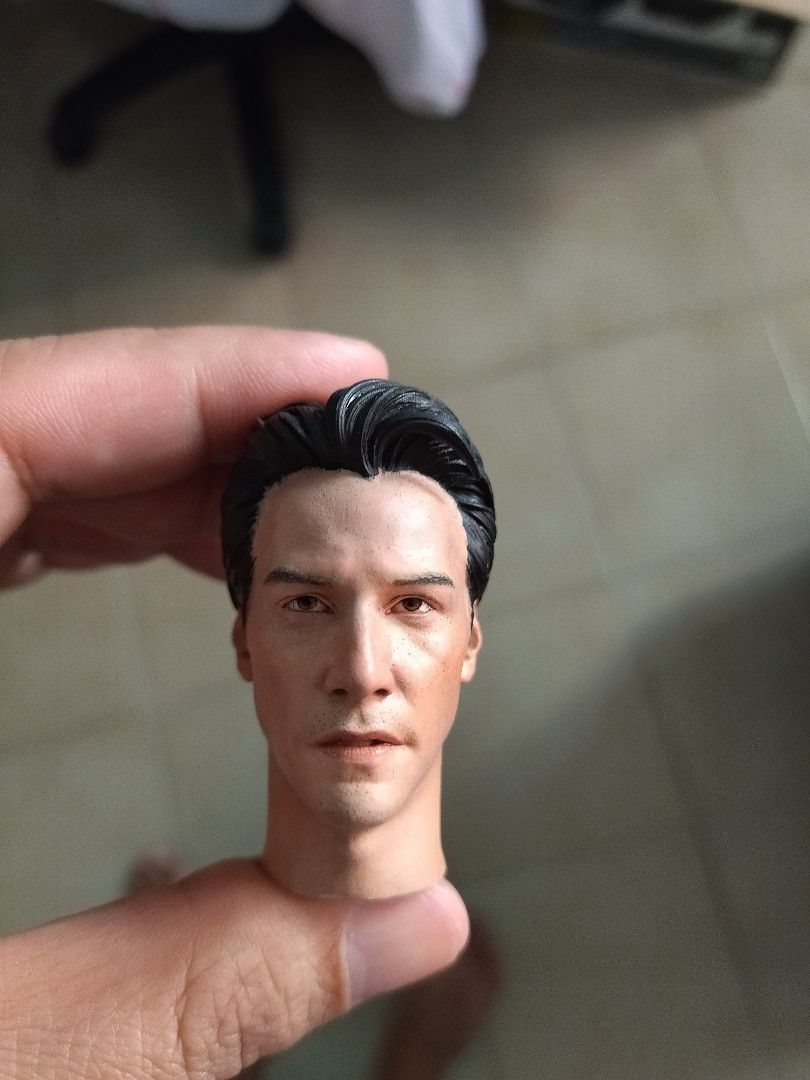 1/6 scale toy neo keanu matrix head sculpt not Hot toys, Hobbies & Toys ...