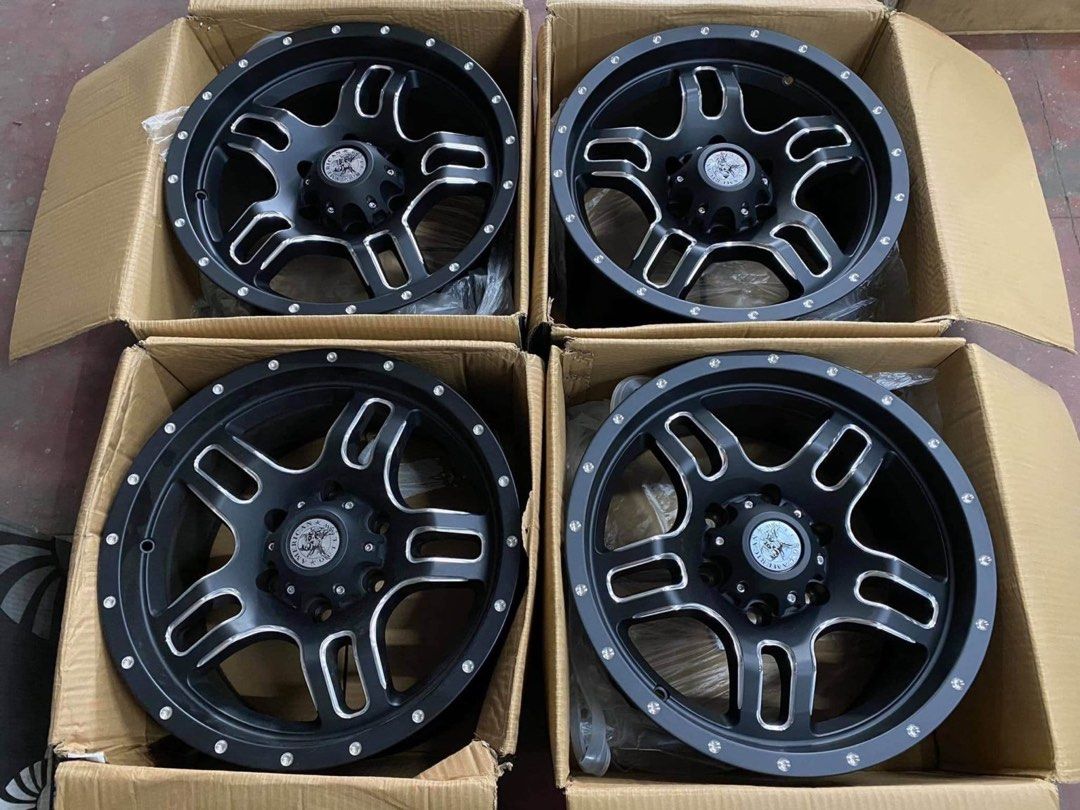 17” Regulator A43 Mags 6Holes pcd 139 w/285-70-r17 and 35x12.5R17 ...
