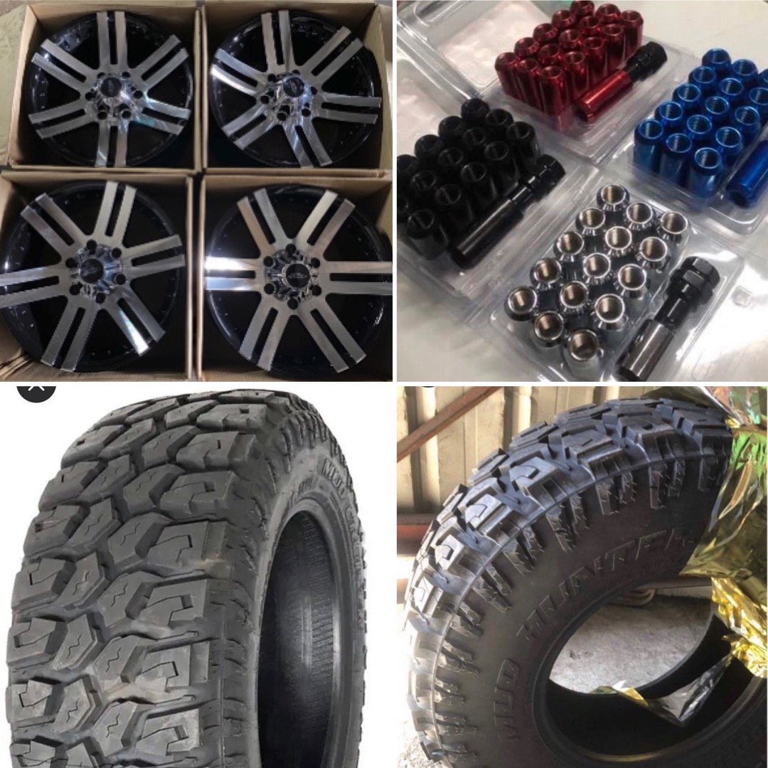 17” Vortex A308 mags 6Holes pcd 139 w/35x125R17 Saferich Mud tire and ...
