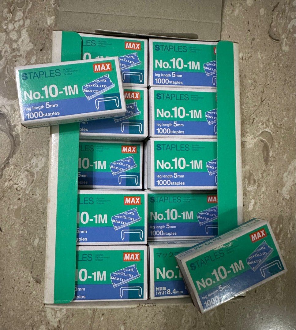 20 Boxes Staple Bullet set, Hobbies & Toys, Stationery & Craft ...