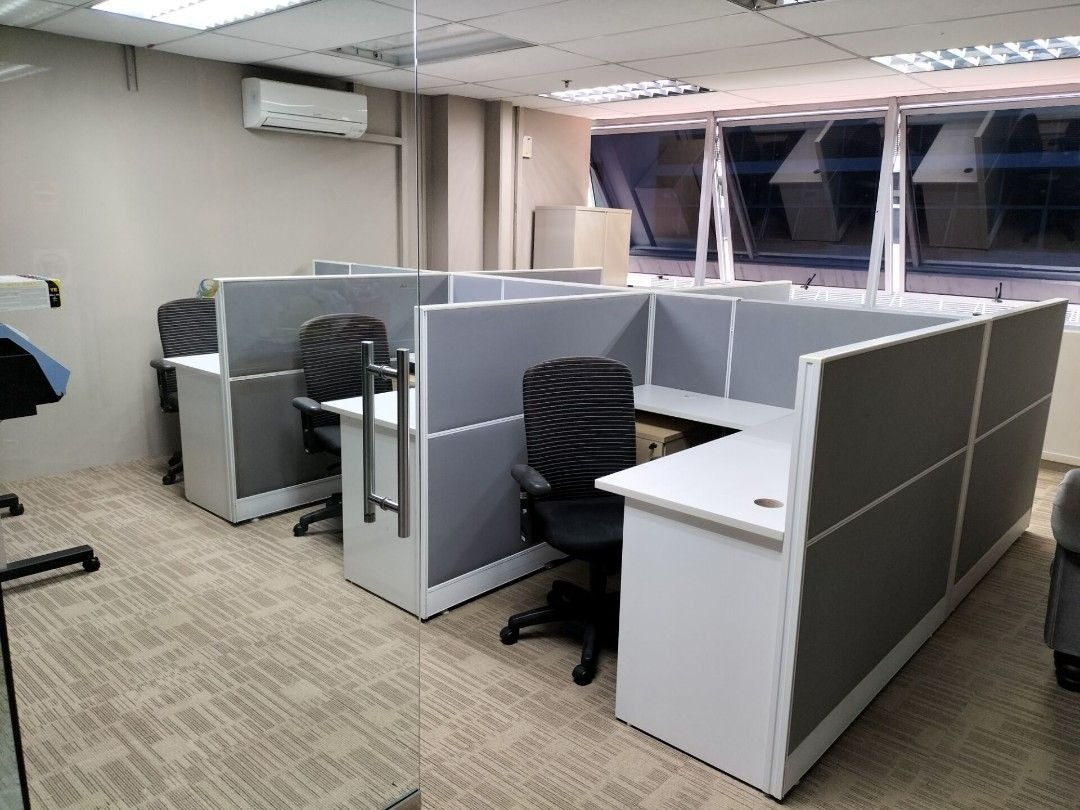 2 in 1, 4 in 1, 6 in 1, Executive Workstation, with high partion, with ...