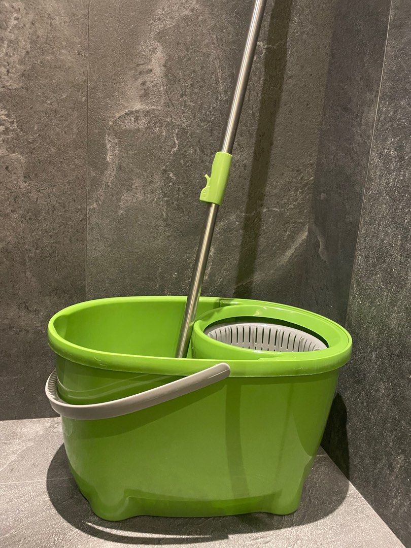 3M Scotch Brite 360 spin mop bucket set, Furniture & Home Living ...