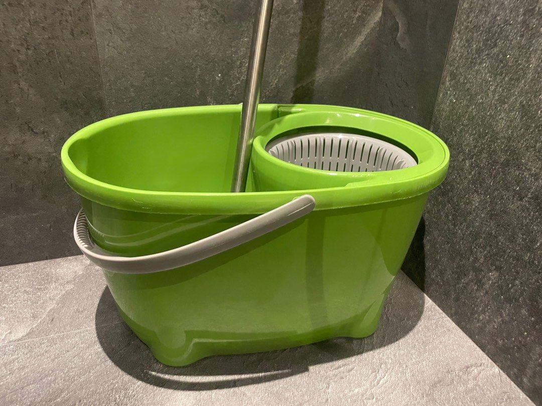 3M Scotch Brite 360 spin mop bucket set, Furniture & Home Living ...