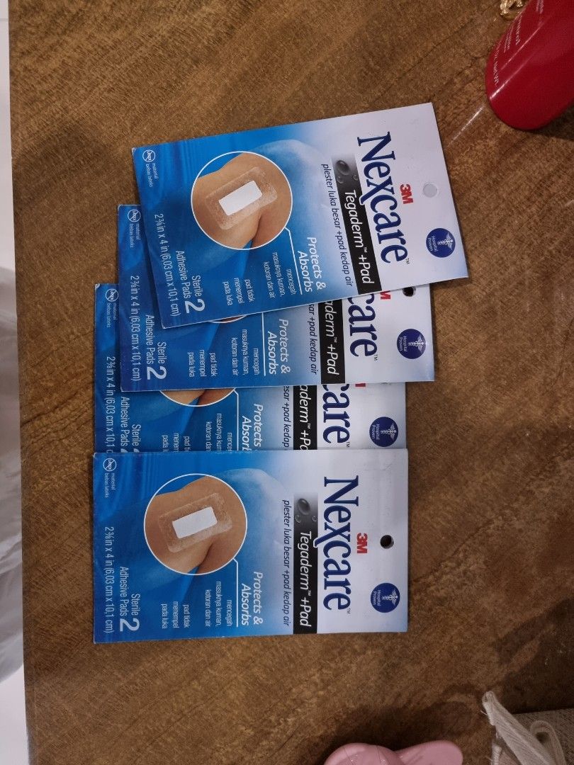 3m tegaderm nexcare patch, Kesehatan & Kecantikan, Kulit, Sabun & Tubuh ...