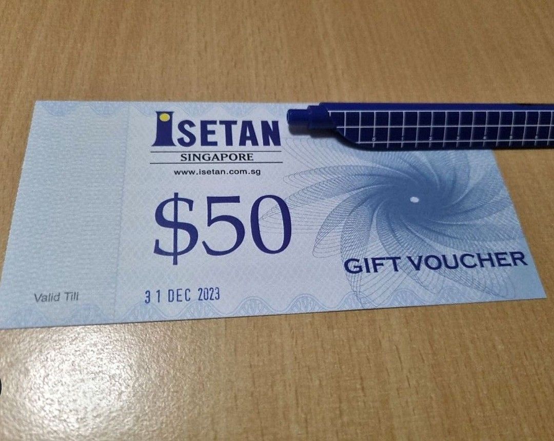 $50 Isetan Voucher Expires 31 Dec 2023, Tickets & Vouchers, Vouchers on ...