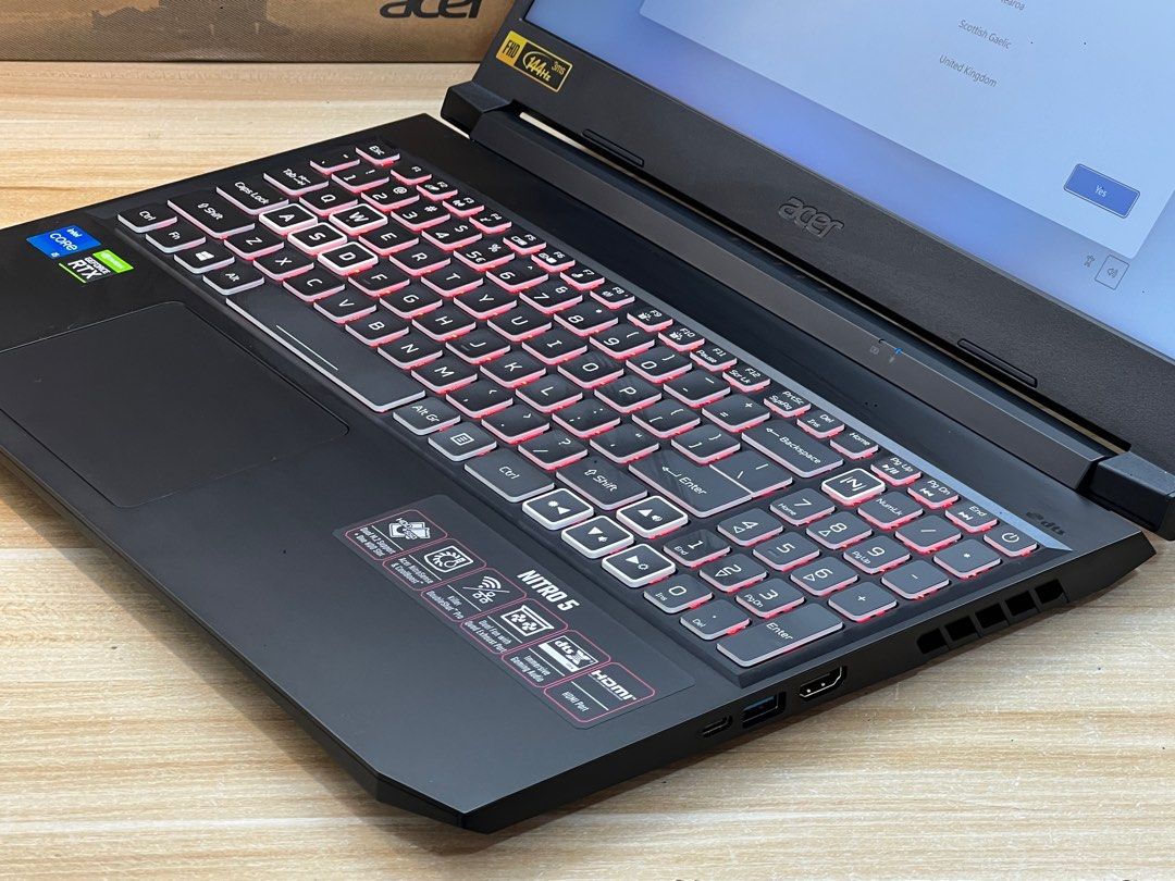Acer Nitro 5 AN515-57-535Z i5-11th Gen 16GB RAM 512GB SSD 1TB HDD FULL ...